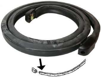 Moulding voor bumper, rubber, rear 113707401A